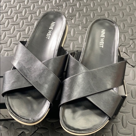 Nine West | Shoes | Nine West Platform Slides | Poshmark